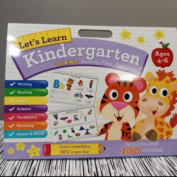 Toys | Kindergarten Lets Learn Giant Activity Floor Pad | Poshmark